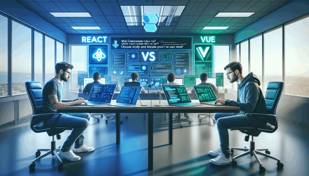 Elevando projetos com React vs Vue - Blog Torganpy